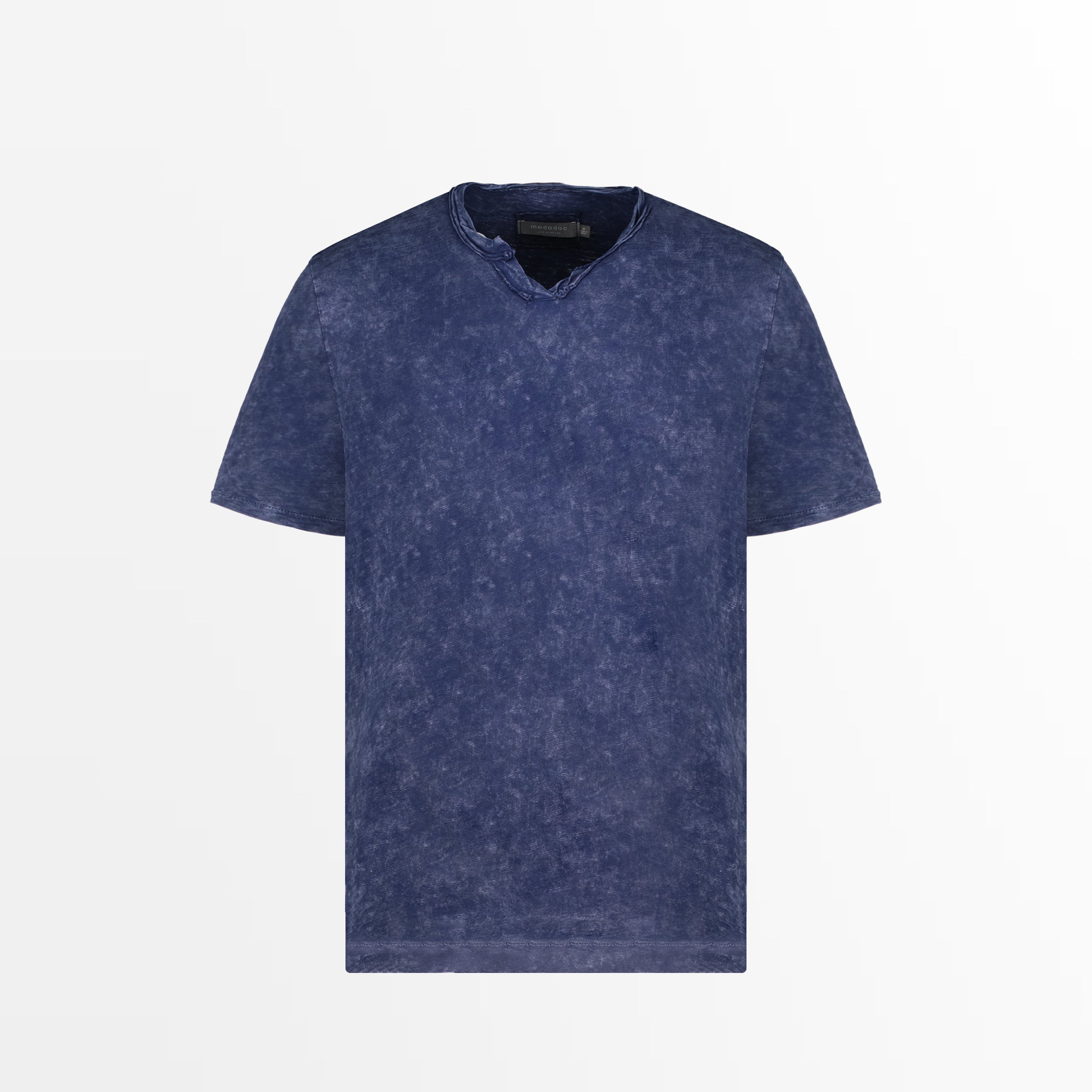 "Fernwood" Short Sleeve Notch V-neck – mododoc Los Angeles